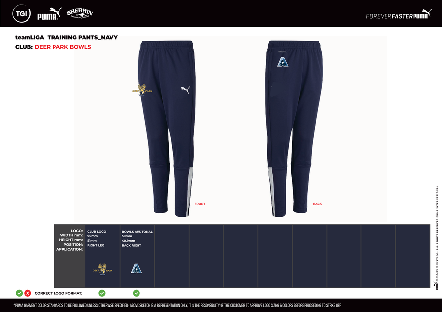 Deer Park Liga Traning Pants
